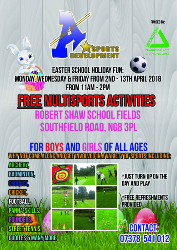 Easter Sports Events at Robert Shaw's Field! - Robert Shaw Primary and ...